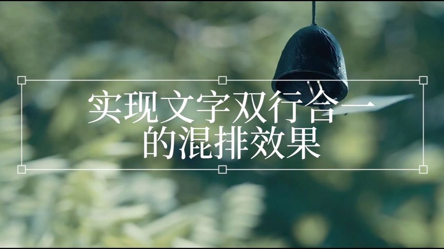 小技巧:怎么在word中实现文字的双行合一～