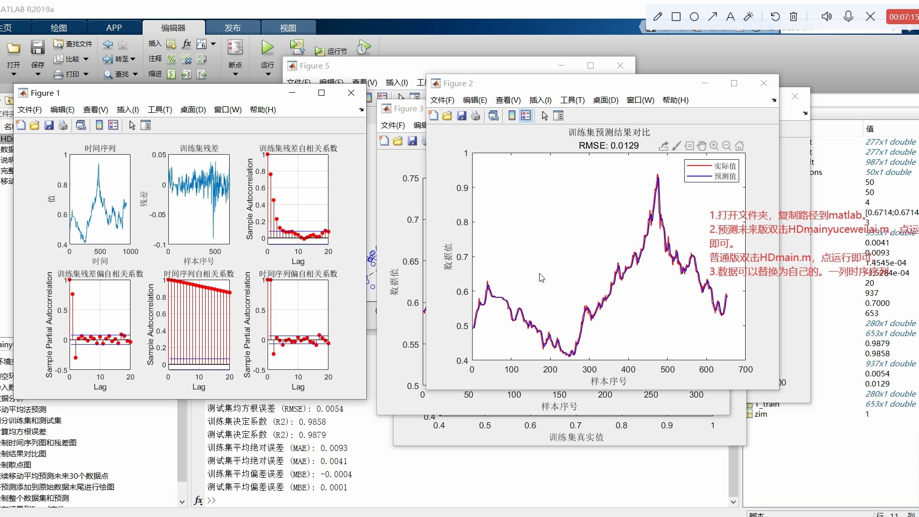 滑动平均法时序预测(MATLAB程序+代码)