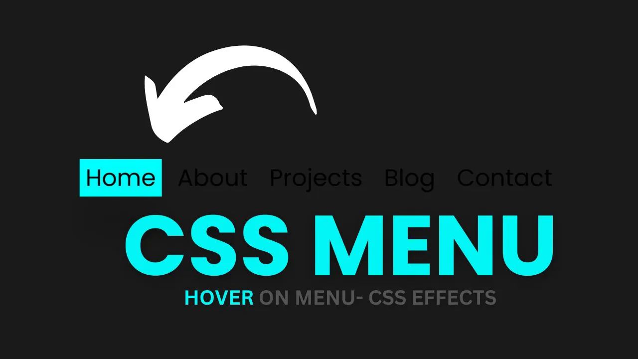 CSS - 超酷炫!CSS导航栏hover特效ߔ