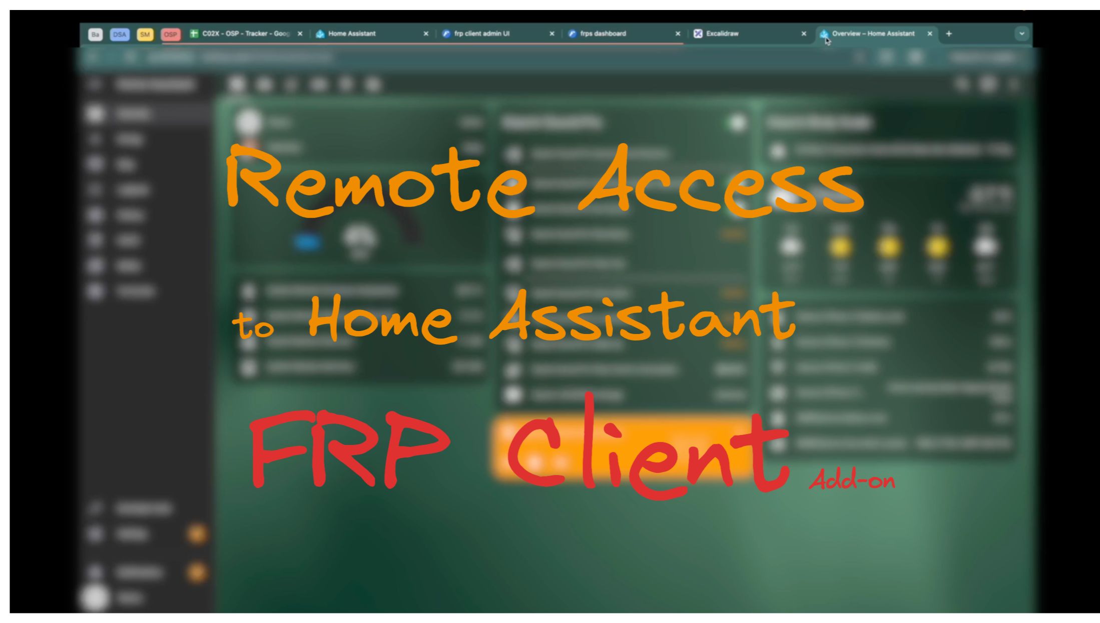 Remote Access to Home Assistant | Add-on FRP Client Usage Tutorial ...