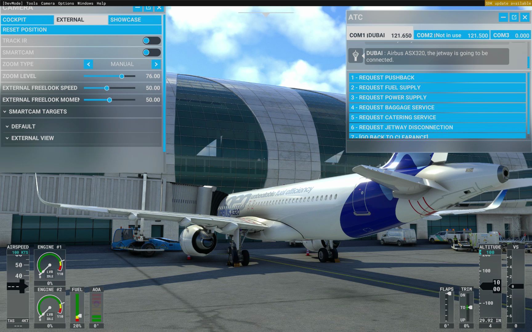 【模拟飞行MFS2020】FBW A320 迪拜飞往多哈