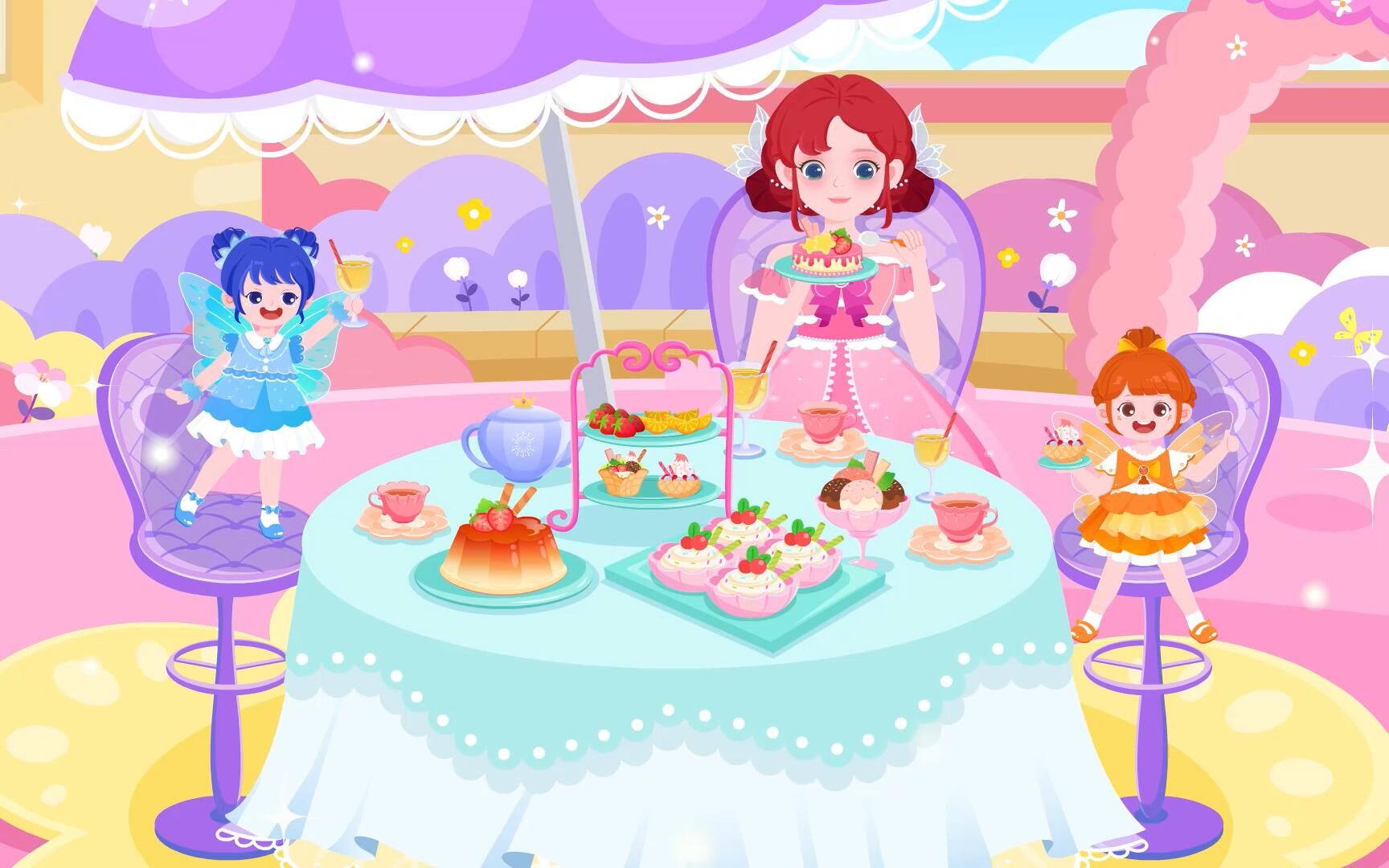 儿歌多多西西公主变装记 花仙子来做客 宝宝来帮她选蛋糕吧