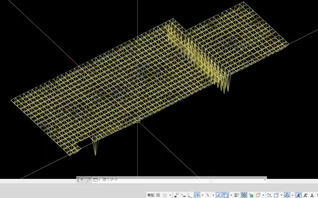 网架翻模成3D3S