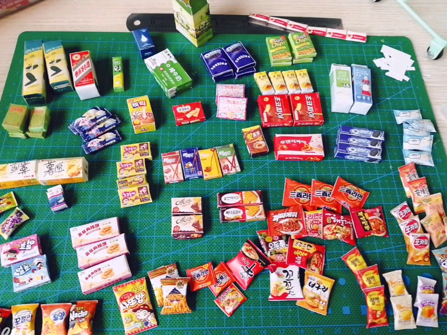 手工制作迷你食玩(纸模)