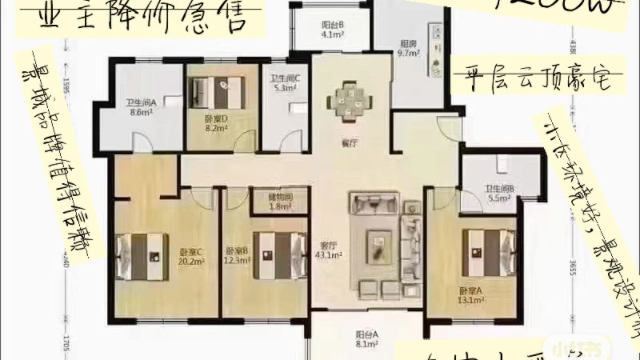 (急卖+车位)(花园小区)+(豪宅云顶大平层)春申景城三期 MIDTOWN新出...