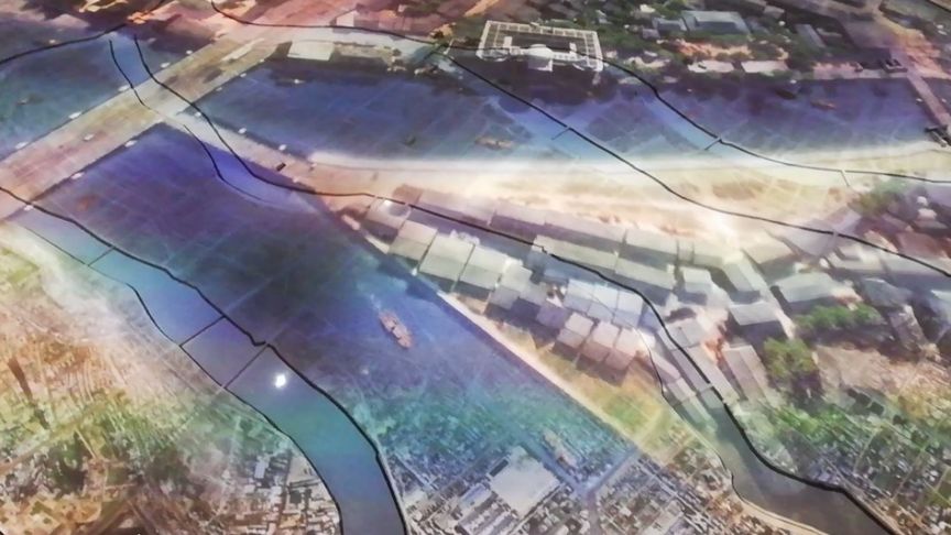 日本广岛原子弹爆炸模拟视频