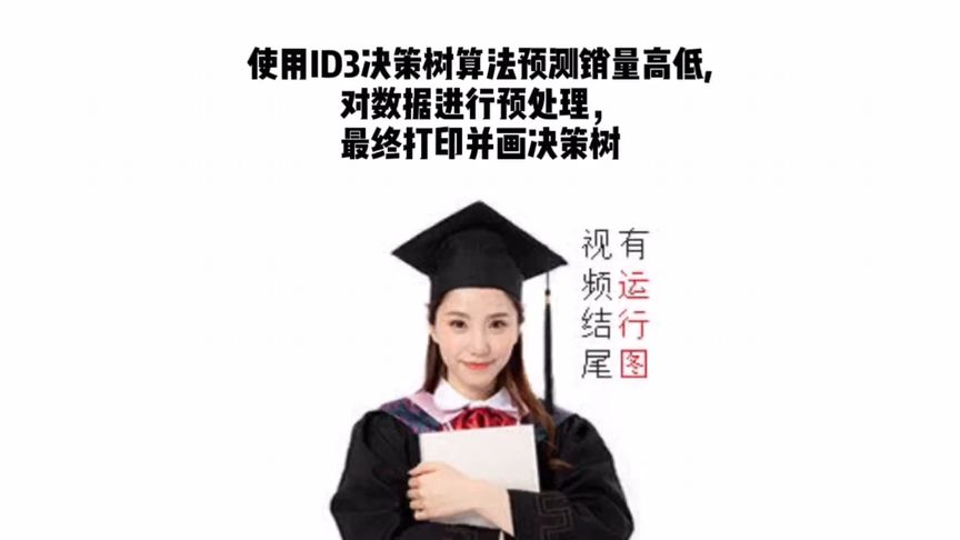 使用ID3决策树算法预测销量高低