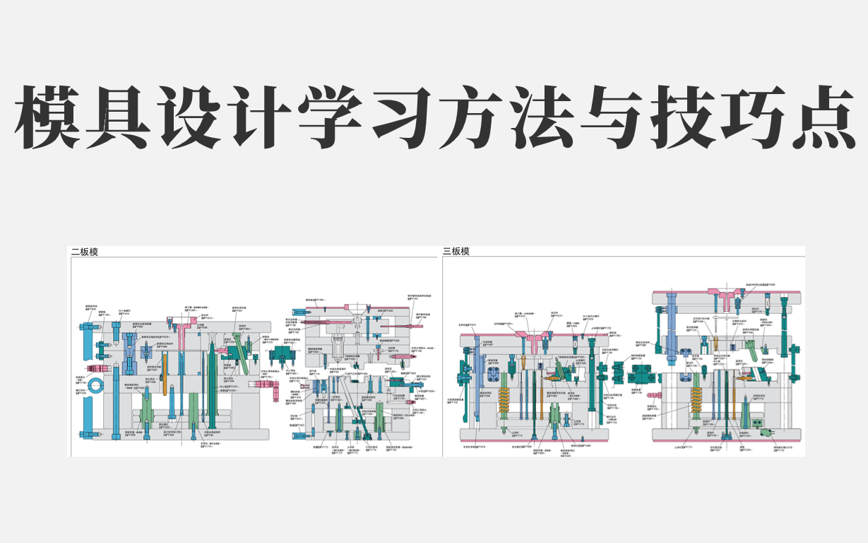 UG塑胶模具设计:模具设计学习核心方法与技巧点!