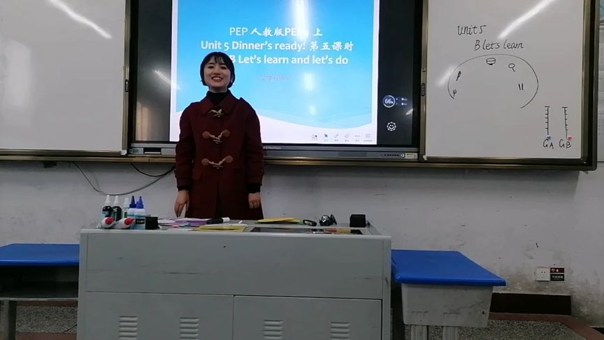 小学英语无生讲课范例:美女老师精彩展示,20分钟讲课+5分钟说课