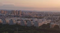 今日落日 美丽晚霞