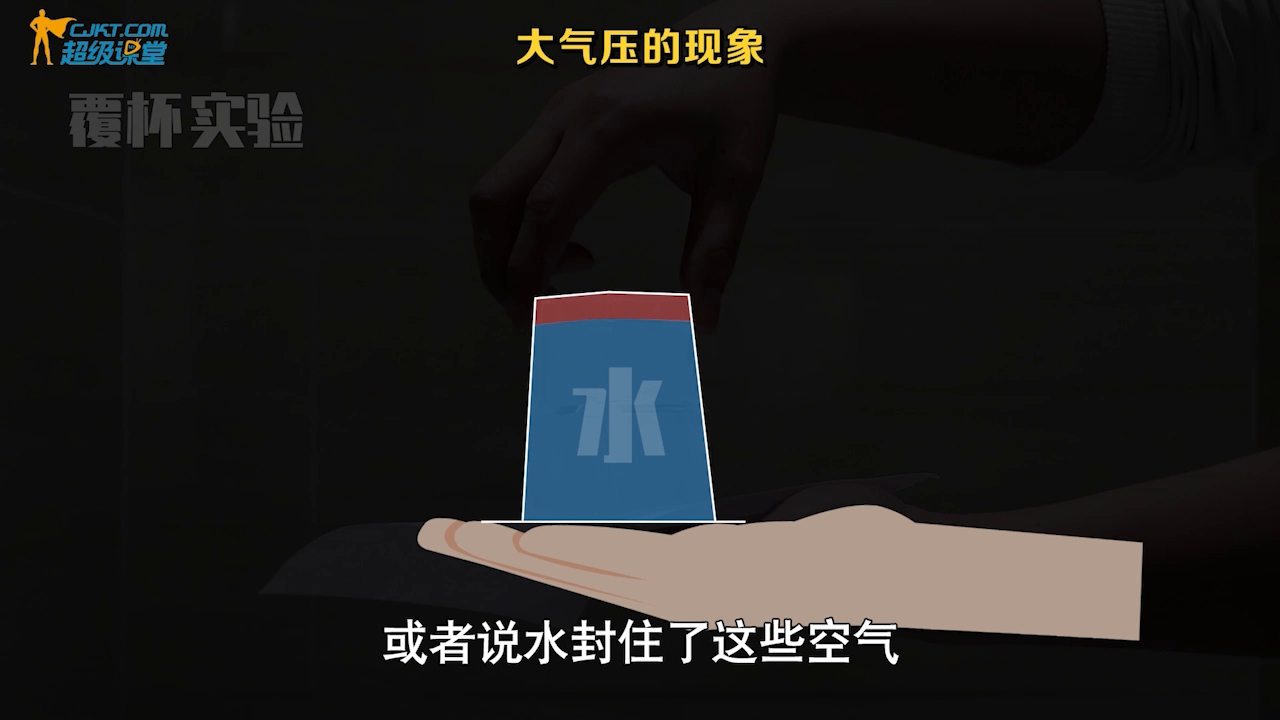 大气压强的存在与托里拆利实验覆杯实验