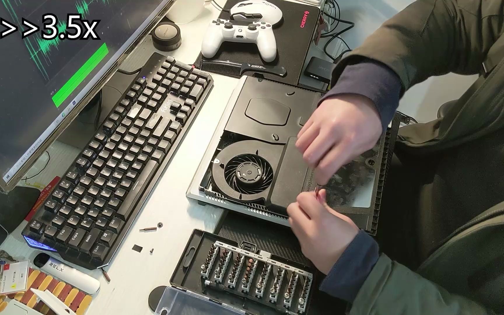 挑战最快维修PS4 Pro光驱不吸盘故障