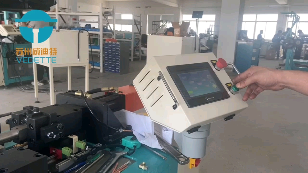 铜管扩口、缩口、鼓包、倒角多工位管端成型机,空调管路件加工设备