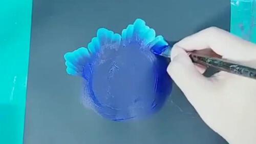 有一种画画叫排笔,见过的人应该很少,长见识了!