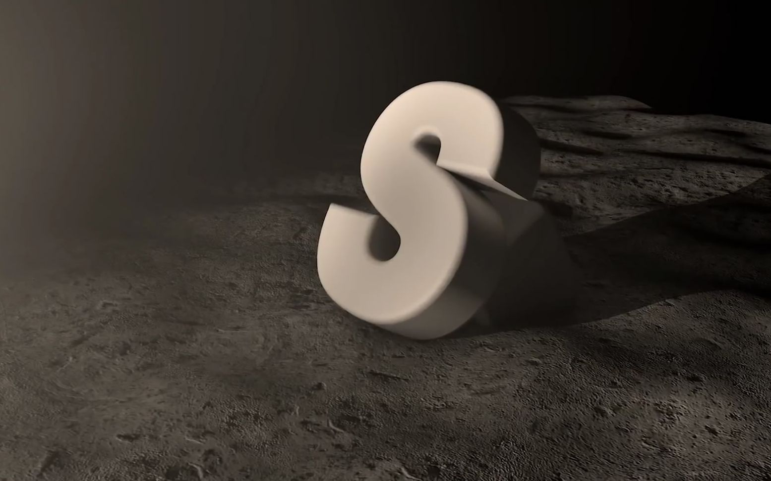 【C4D教程】用C4D软件制作一个沙漠地面上字母文字渲染视频教程...