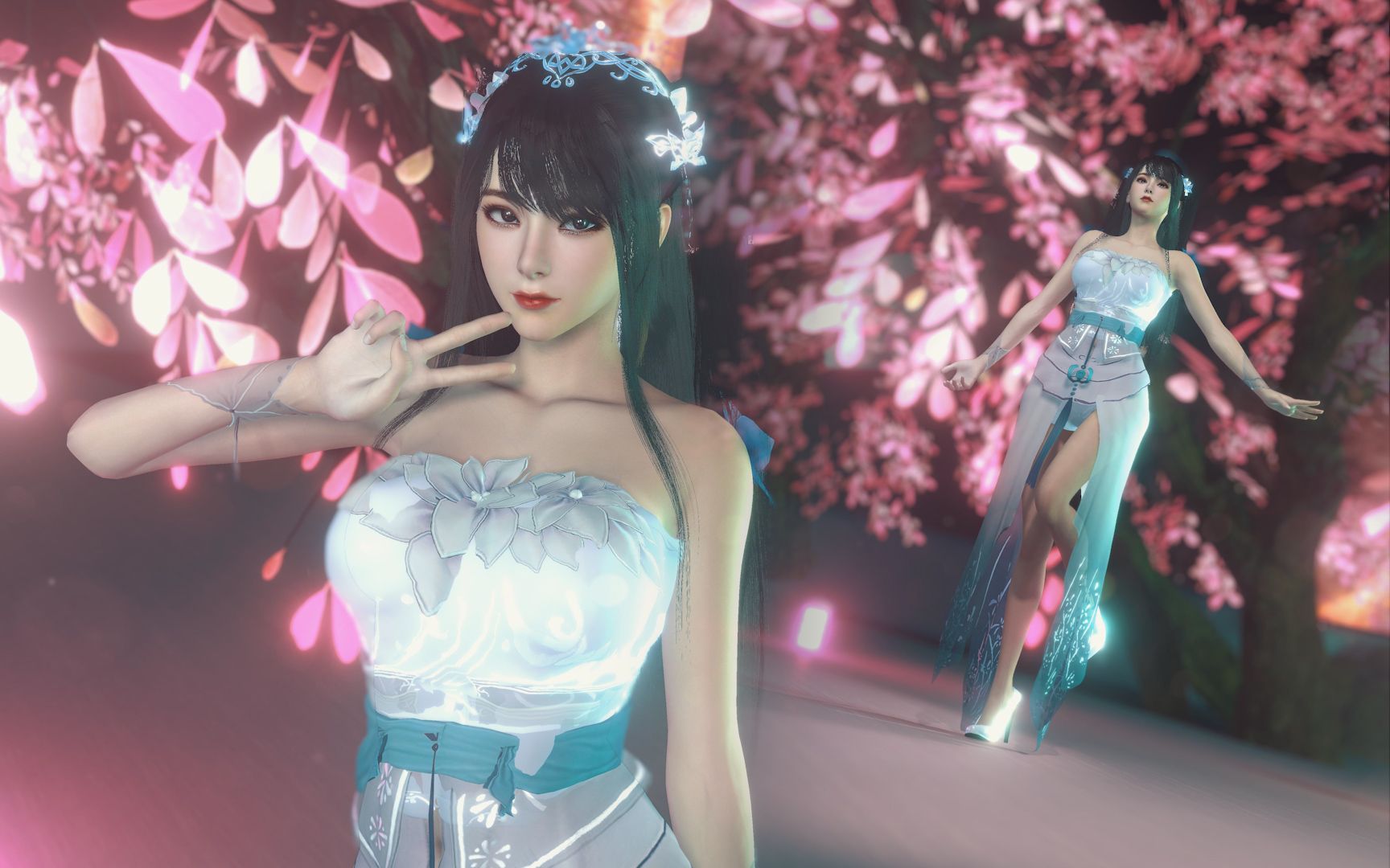 布料级VAM-古风少女-寄明月-唯美向渲染