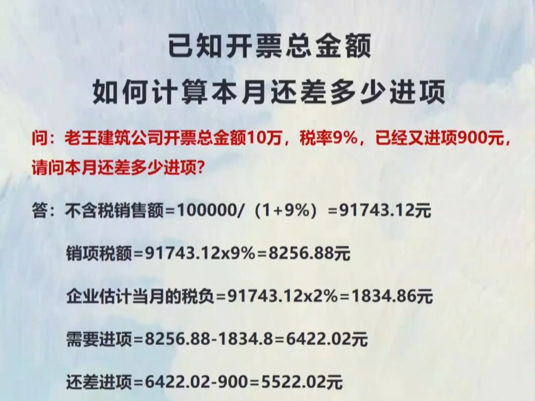 ...月还差多少进项时,别慌,教你用一张表格搞定!只需输入进项和销项...