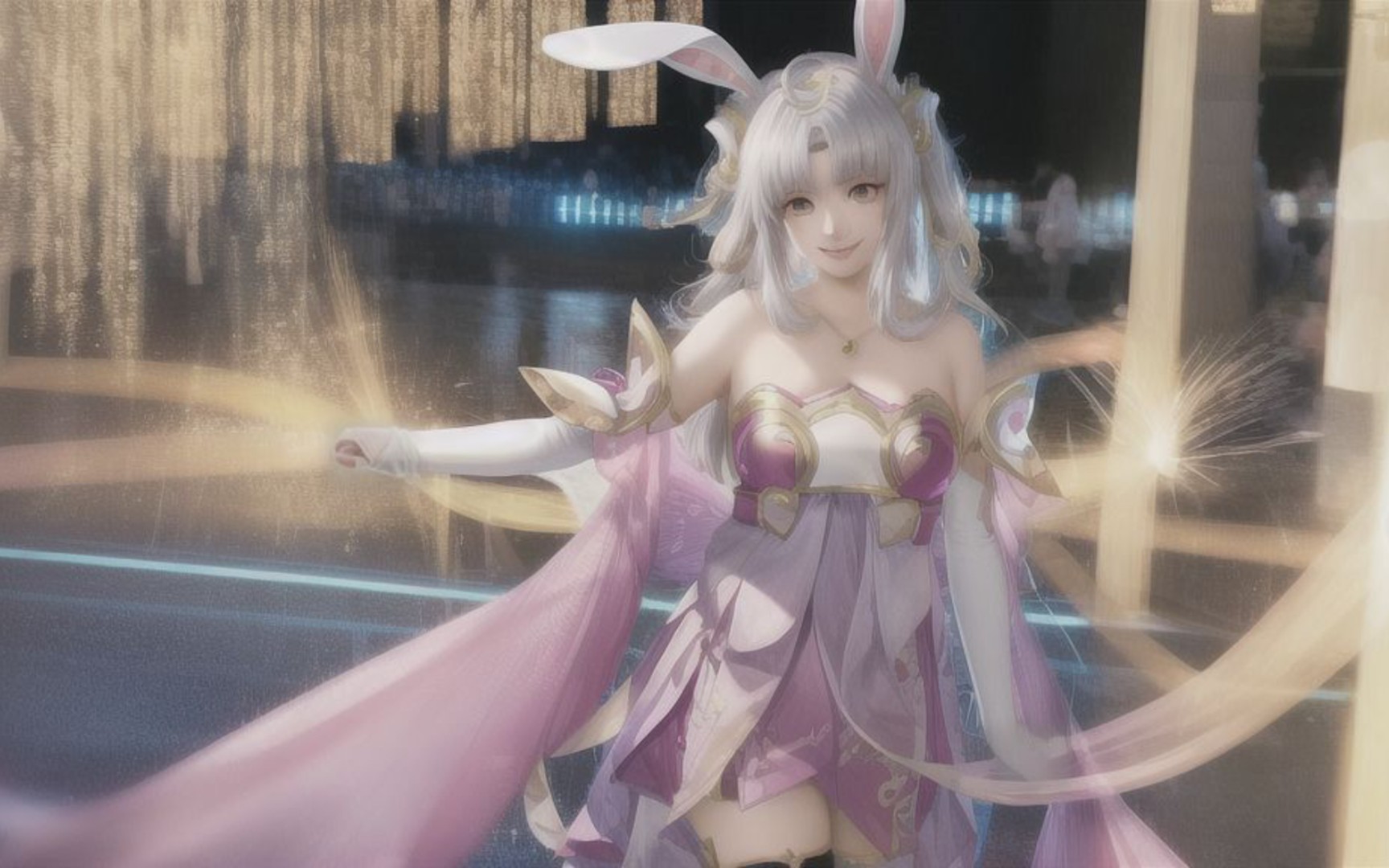 【AI绘画】在逛超市的嫦娥