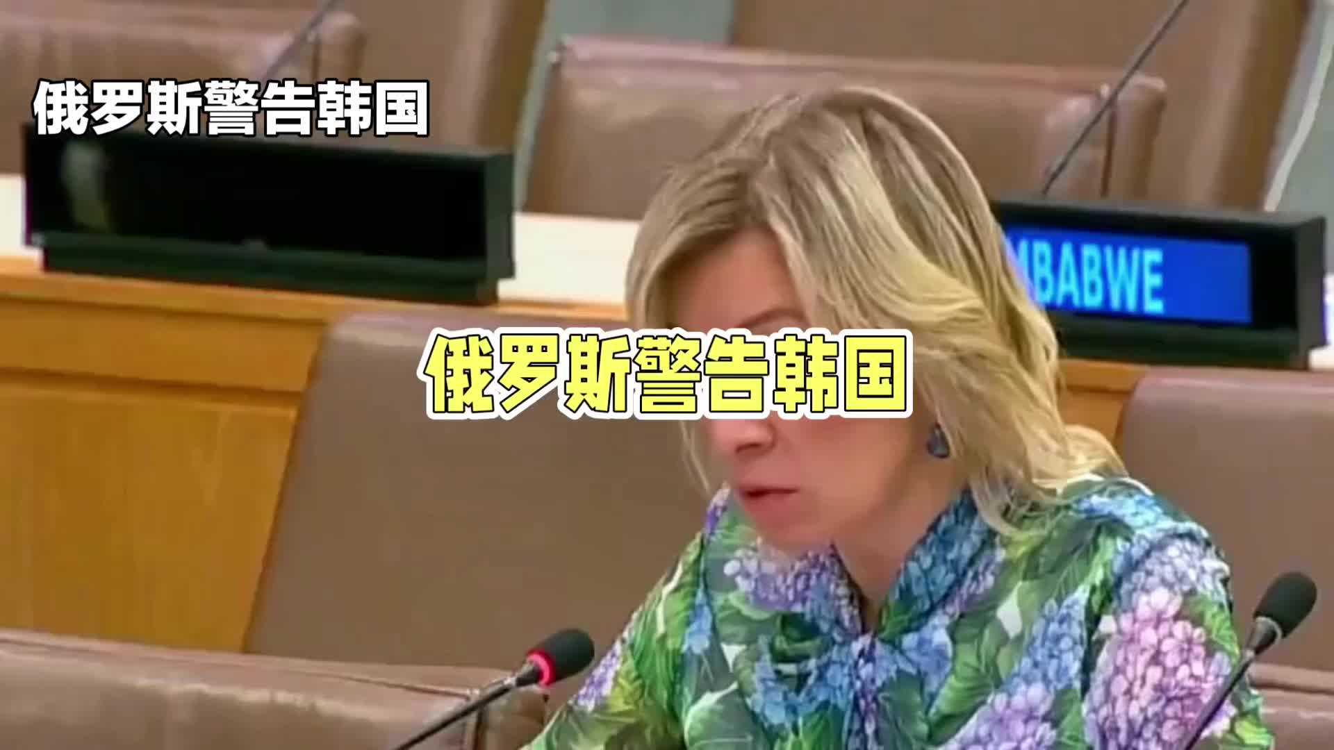 俄罗斯警告韩国 #国际新闻 #国际局势