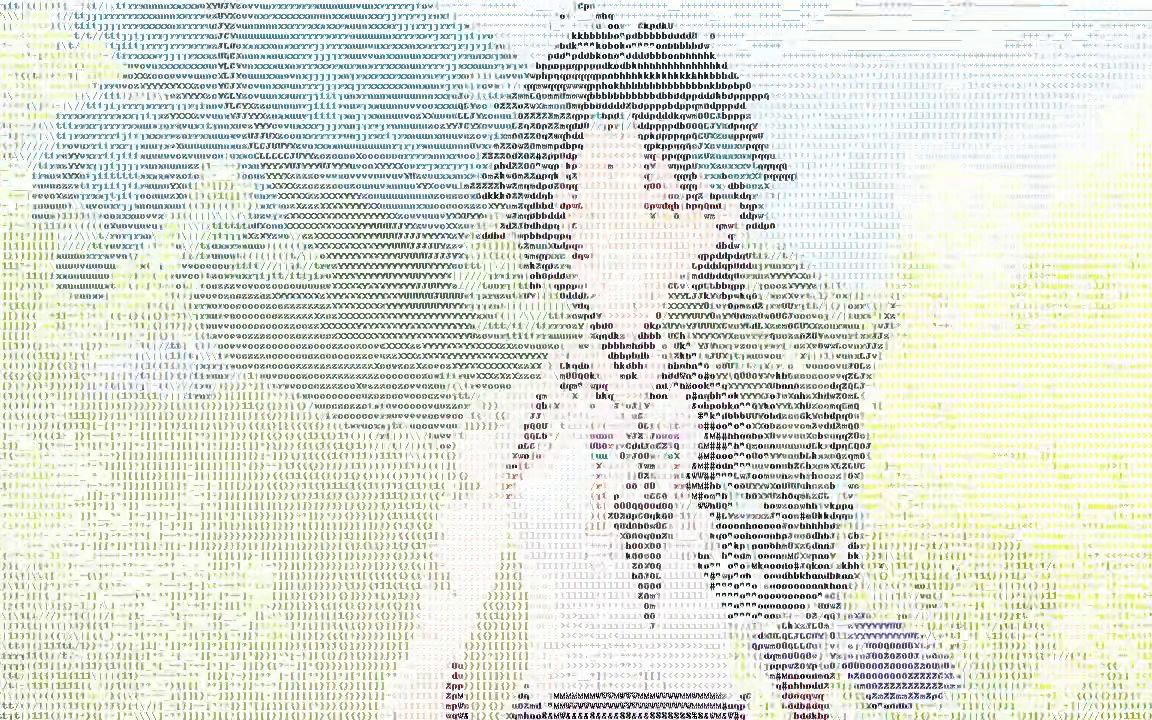 【字符动画】用字符播放原神魈EP - 祓恶片晌之安