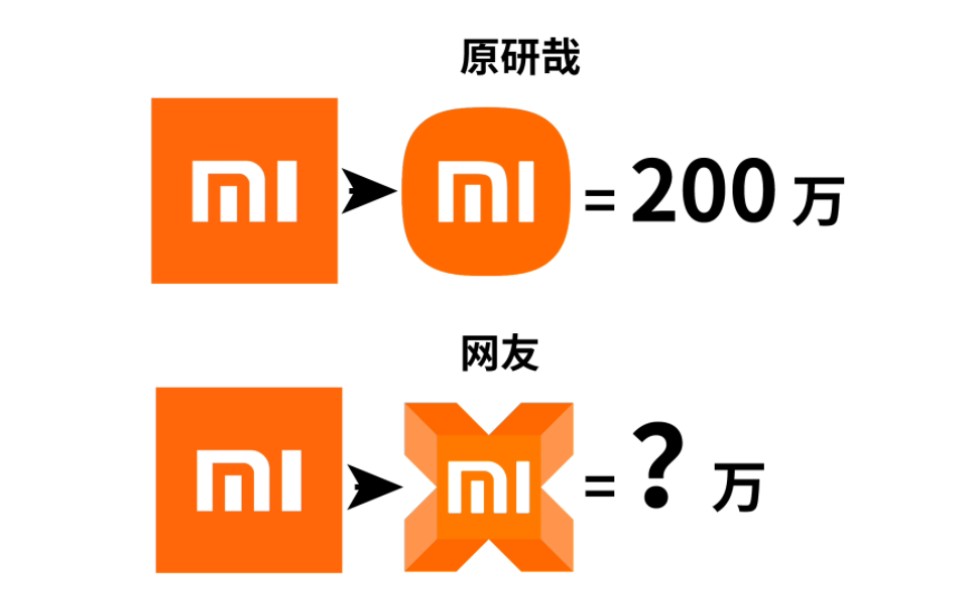 小米新LOGO设计花200W,,网友坐不住,并表示:“这活我也能接”!