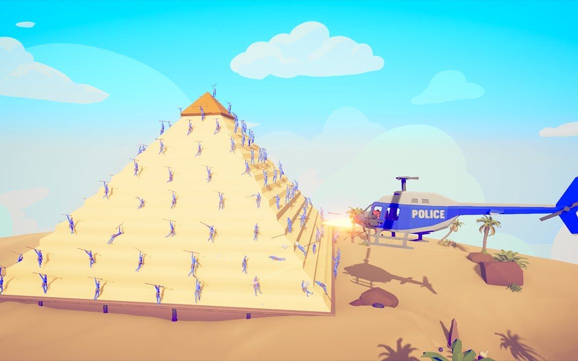 全面战争模拟器:直升机袭击金字塔