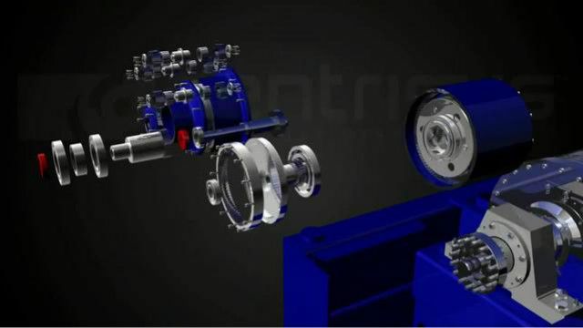 3D演示液压传动离心机结构原理