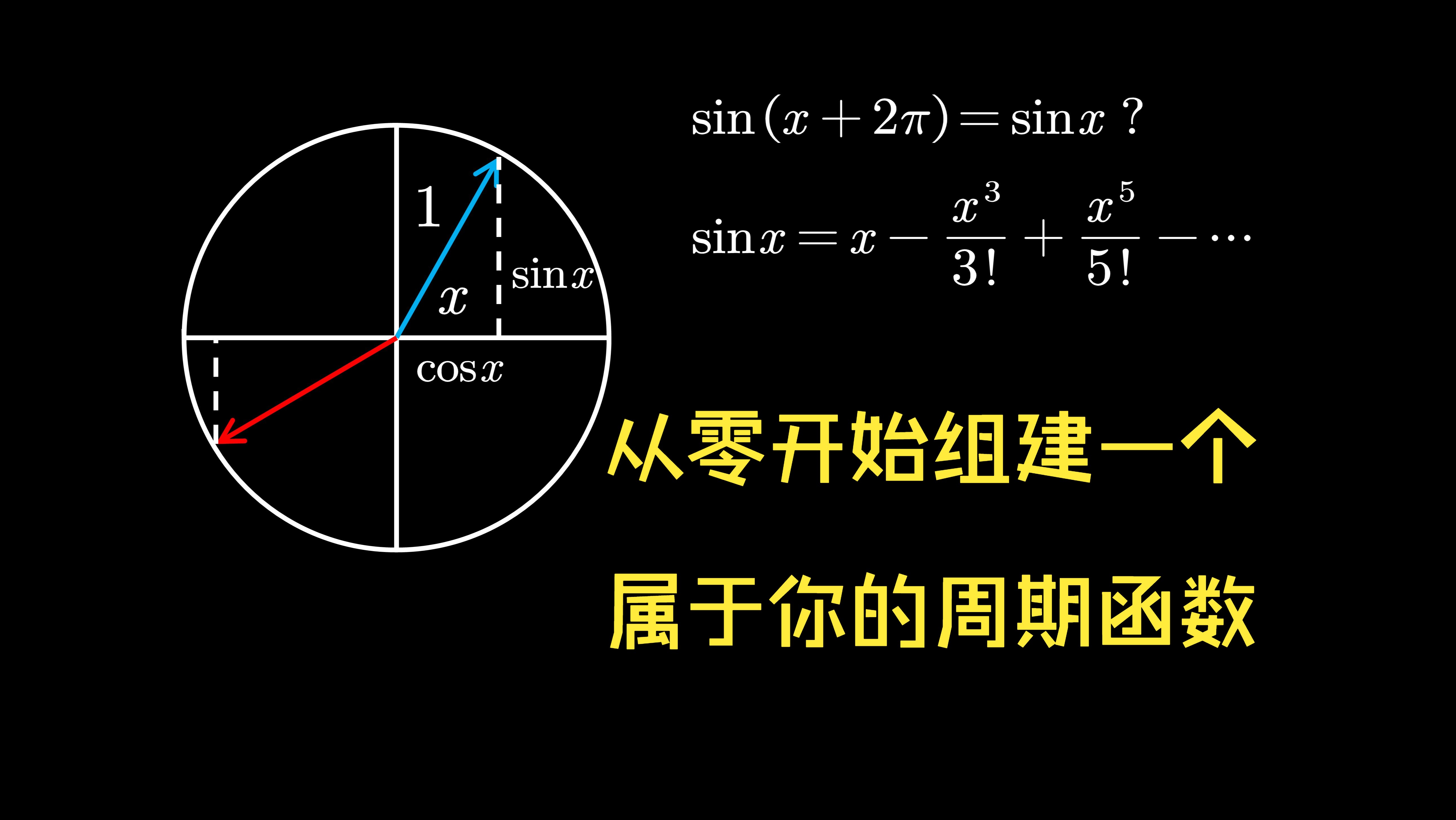 三角函数为什么是周期的?从零开始组建一个周期函数