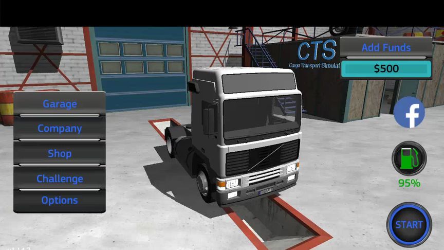 载货卡车模拟:驾驶沃尔沃卡车拉一集装箱家具到莱比锡