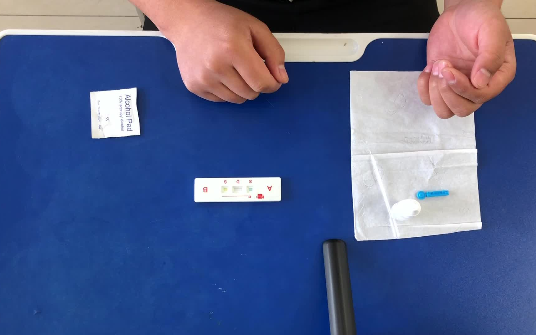 当物理老师做起检验血型的实验会发生什么