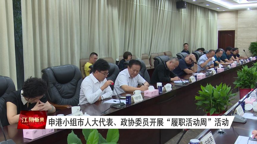 申港小组市人大代表、政协委员开展“履职活动周”活动