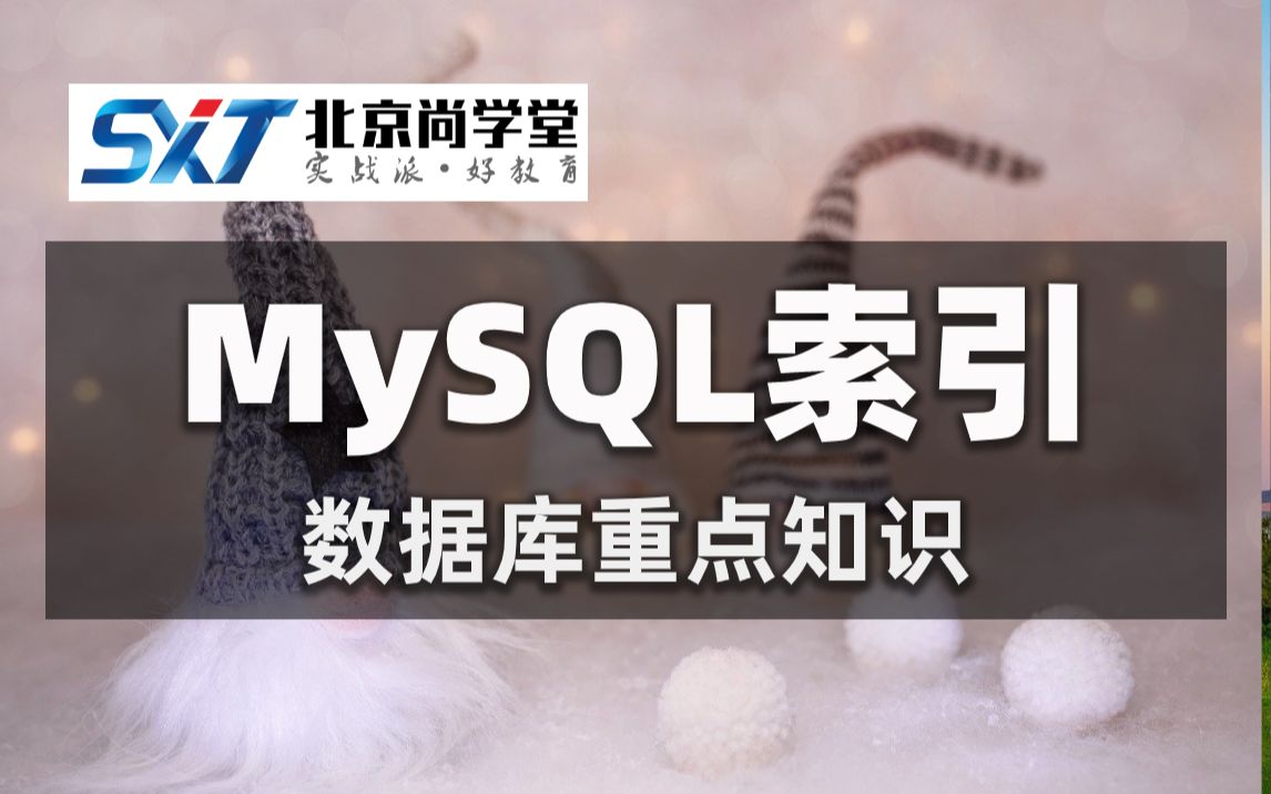 MySQL索引零基础到项目实战_Java数据库MySQL索引详细视频教程_...