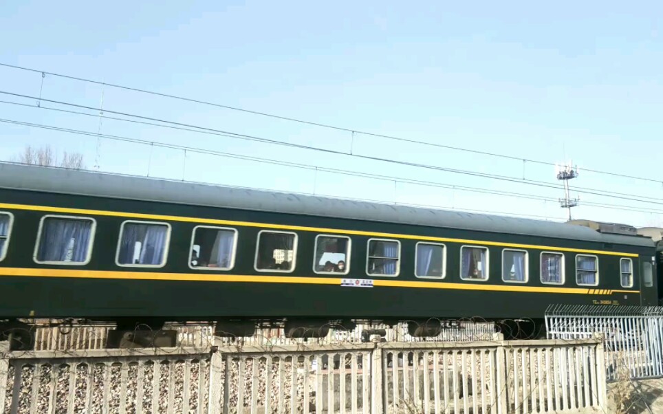 【铁路】T145 首发K968 K1115 K267 K386次列车通过,单机HXD3C ...