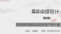 18年中级会计012: 用思维导图说说固定资产的计量