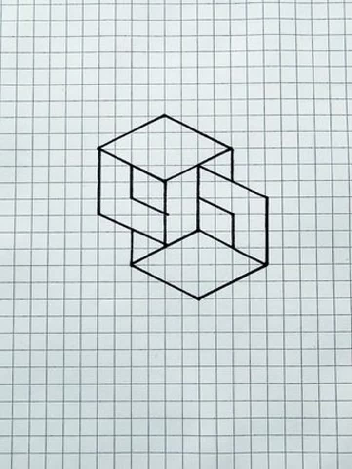 3D立体画原来这么简单简笔画
