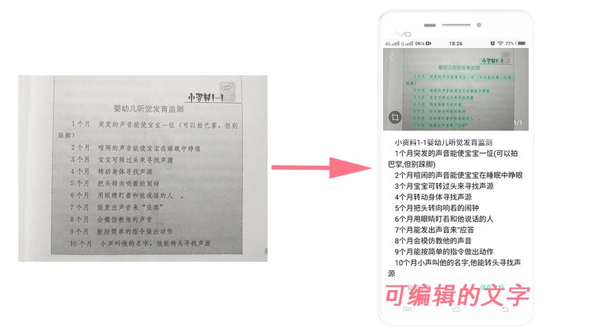 你不知道的微信小程序,书上的文字3秒钟变成电子文档