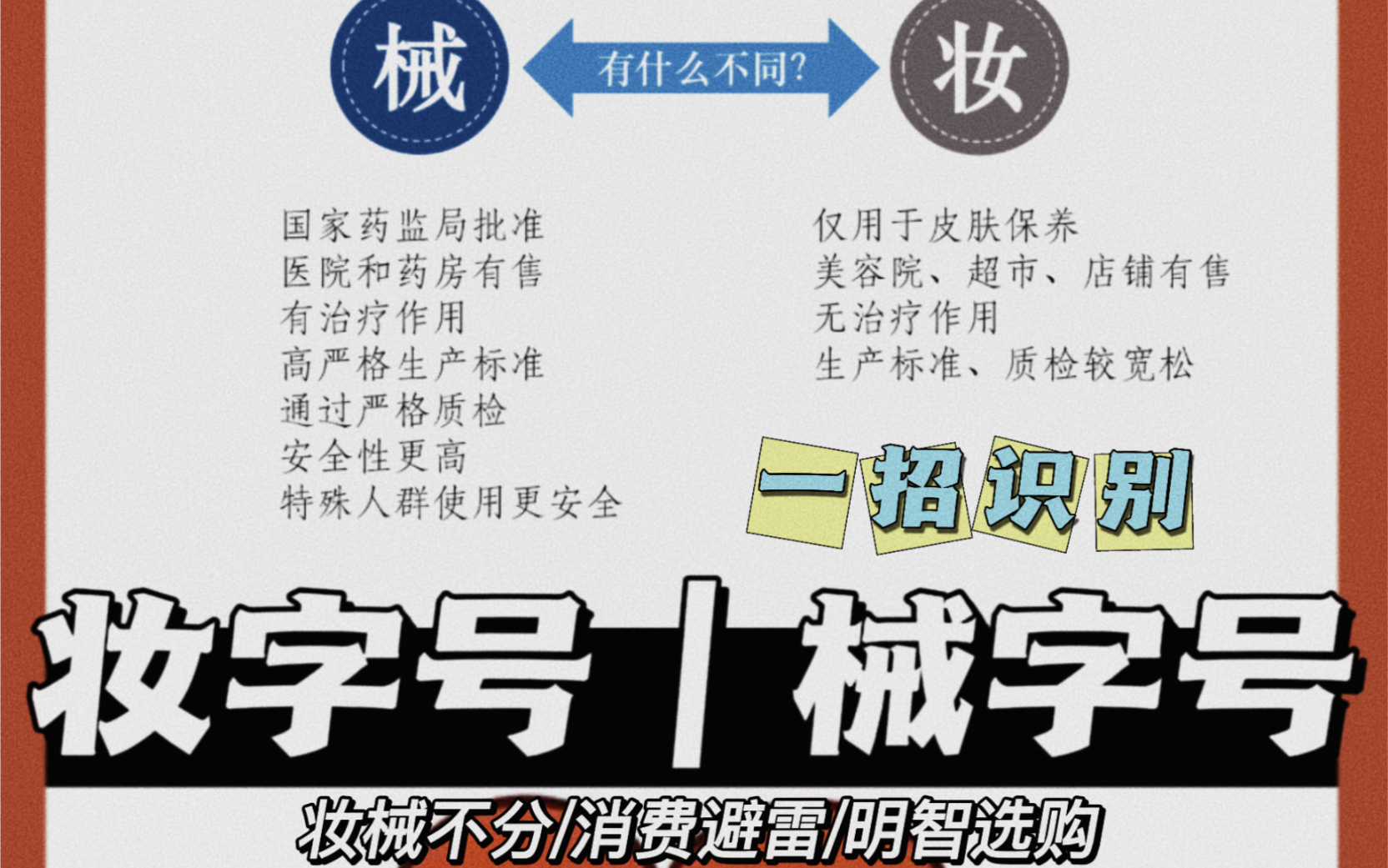 如何区分械字号与妆字号产品