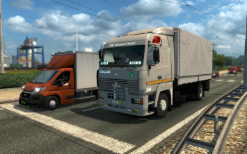 跟老司机送快递~欧洲卡车模拟2 MAZ 5440 城市快递