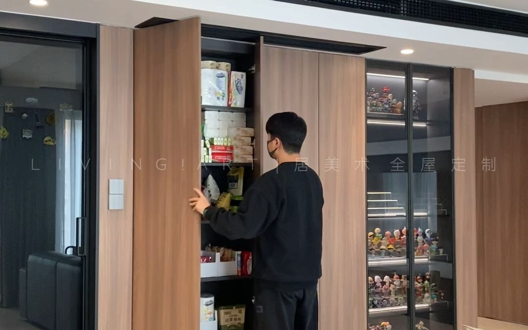 客厅展示柜设计 | 给手办一个展示的机会