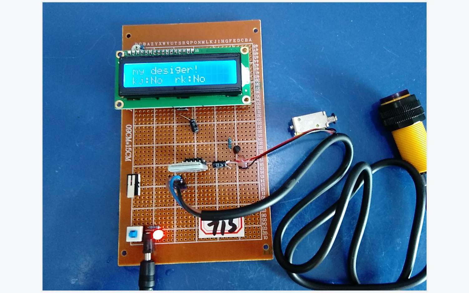 ...E18-蓝牙手机APP-电磁锁-压力开关-LCD1602DIY开发板套件19-713