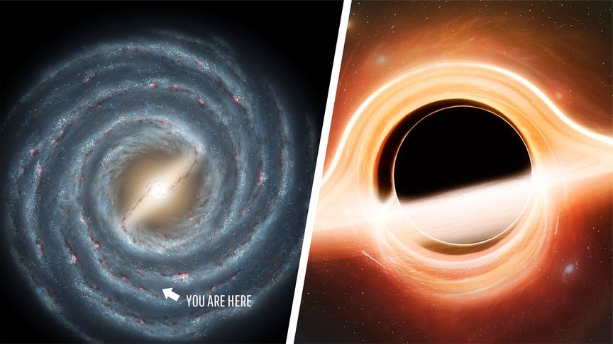 银河系中心有什么?除了巨型黑洞,还有别的东西