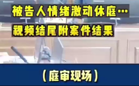 王成忠情绪激动休庭,附案件结果
