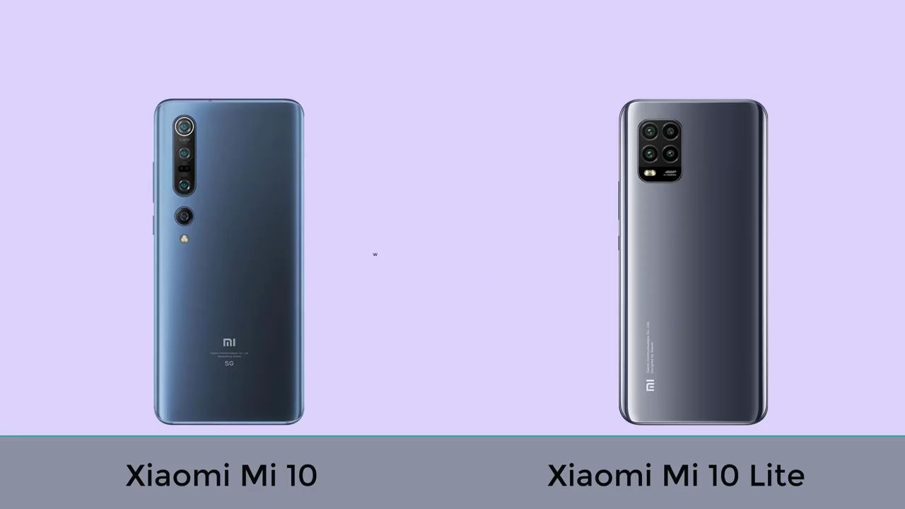 小米10&小米10 Lite账面对比:中端机和上端机差距多大?