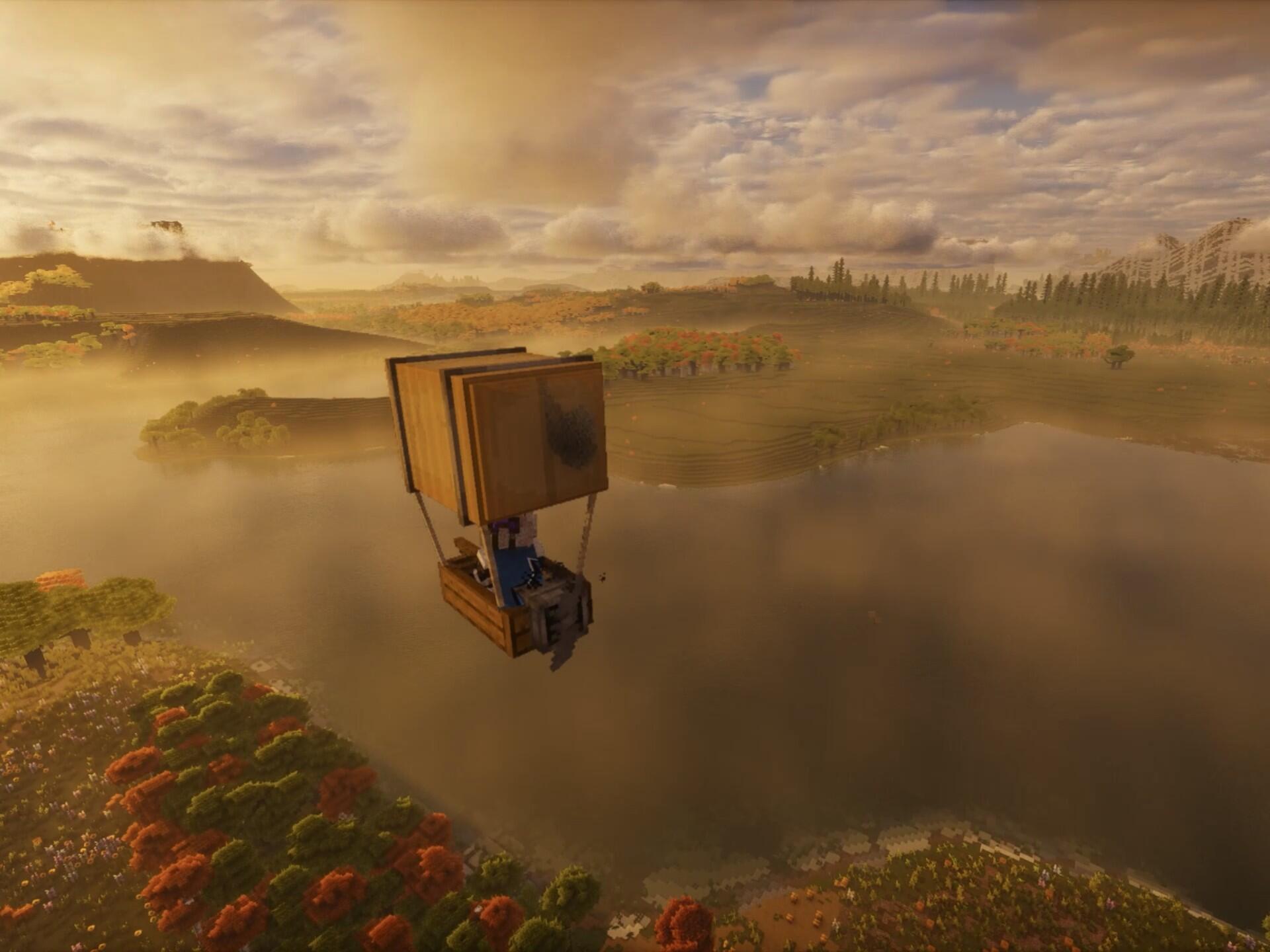 遥远的地平线+真实地形,在mc里走进现实