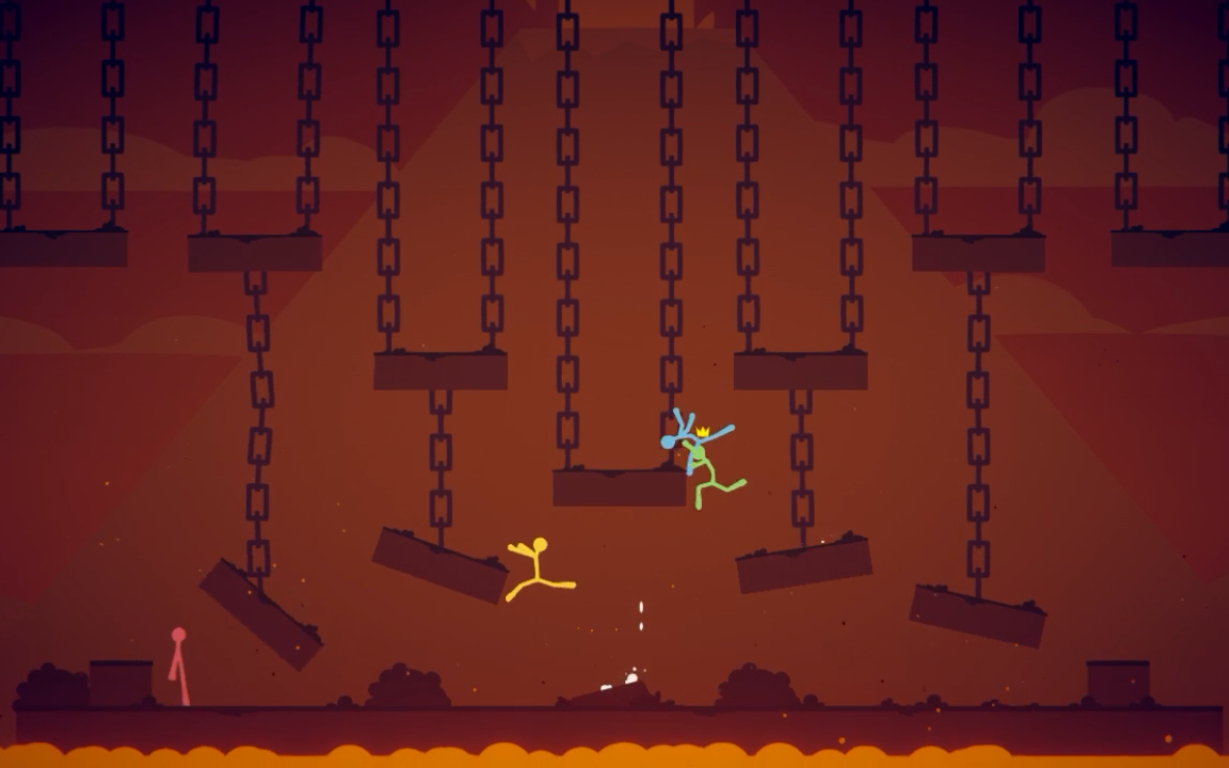 【泡泡小番茄】Stick Fight: The Game 四人欢乐撕逼的低配吃鸡