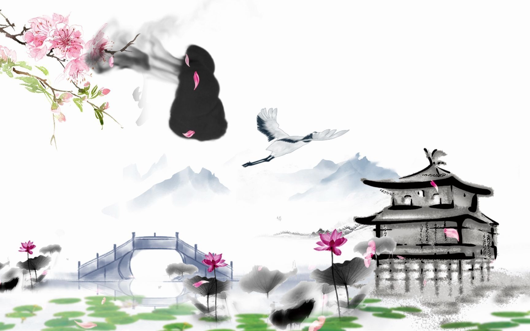 AE摄像机学习,动态效果的中国风动画!