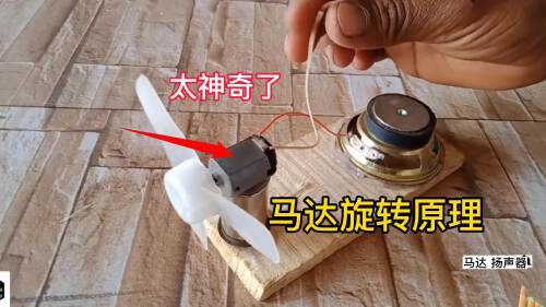 直流电机工作原理,马达旋转原理