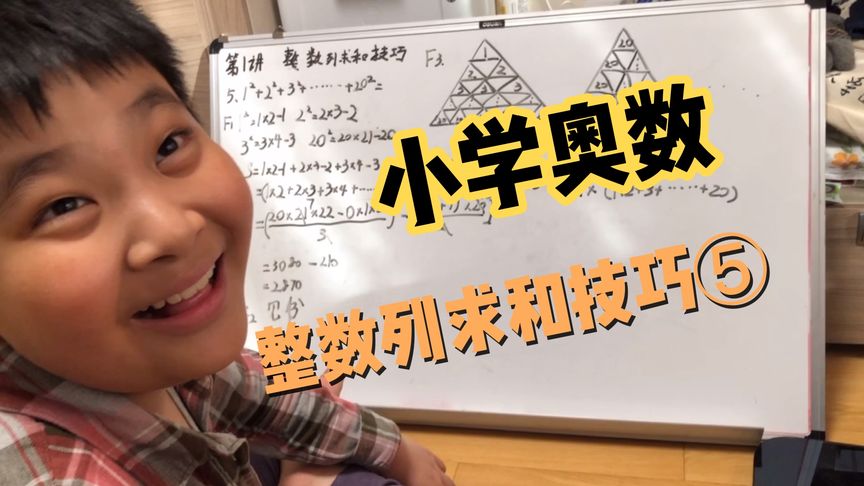 第一讲 整数列求和技巧⑤ 小学奥数知识点总结