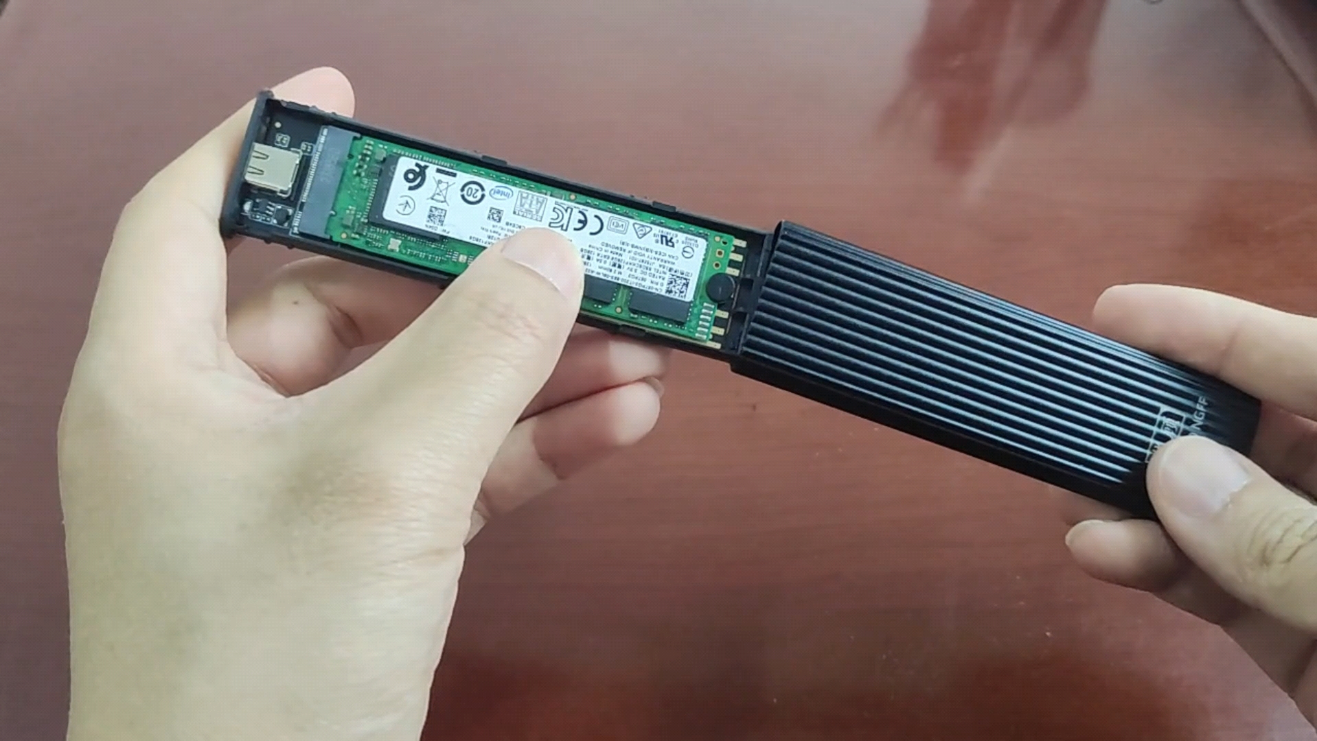 自己动手组装的固态移动硬盘就是香