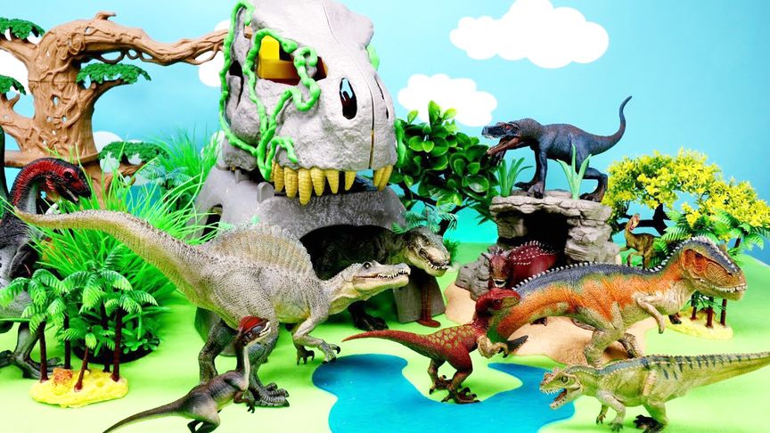 奇趣森林恐龙园玩具模型